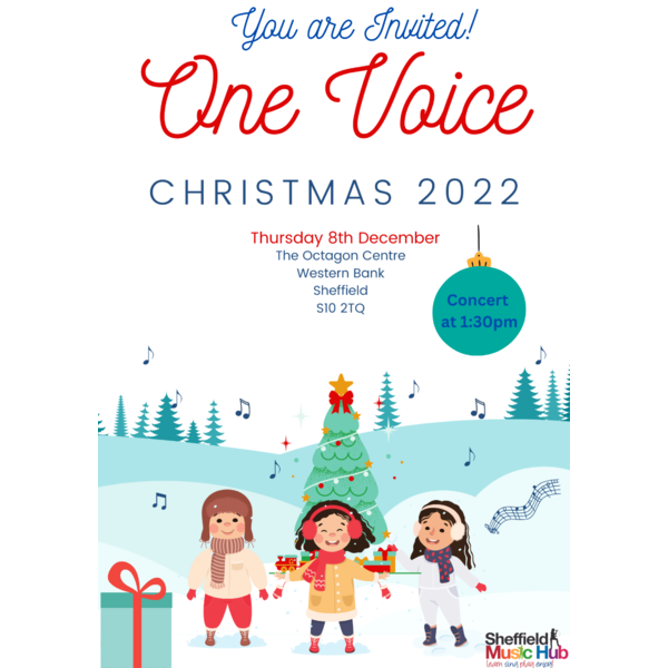 One Voice Christmas performance 2022 - watch here! | Sheffield Music Hub