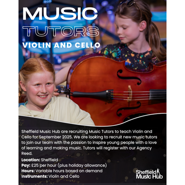 Music Tutors Wanted! | Sheffield Music Hub